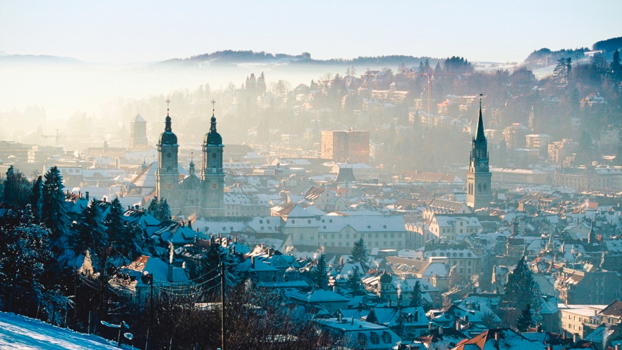 Die Stadt St. Gallen (schweizerdeutsch Sanggale, französisch Saint-Gall ...
